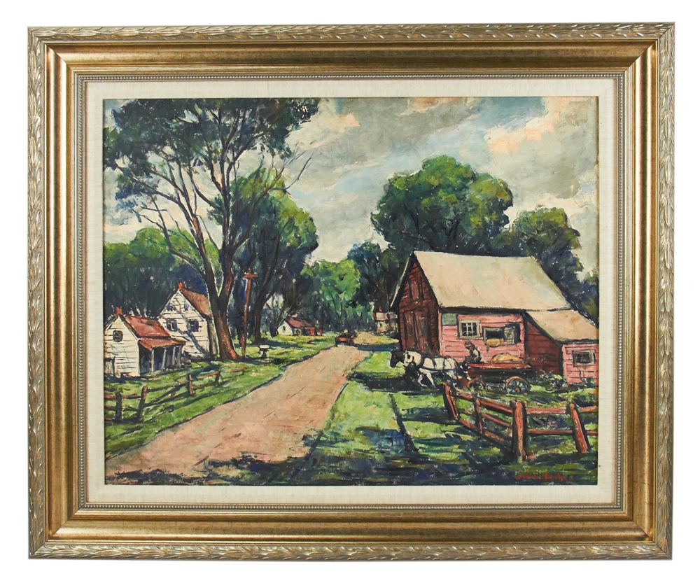 William Fisher | Farm Scene | MutualArt