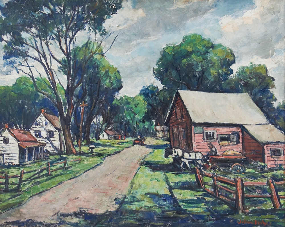 William Fisher | Farm Scene | MutualArt