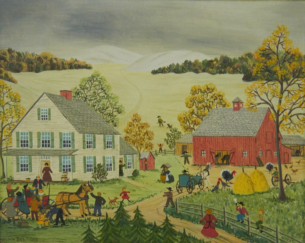 E. Melvin Bolstad | Thanksgiving Guests (1951) | MutualArt