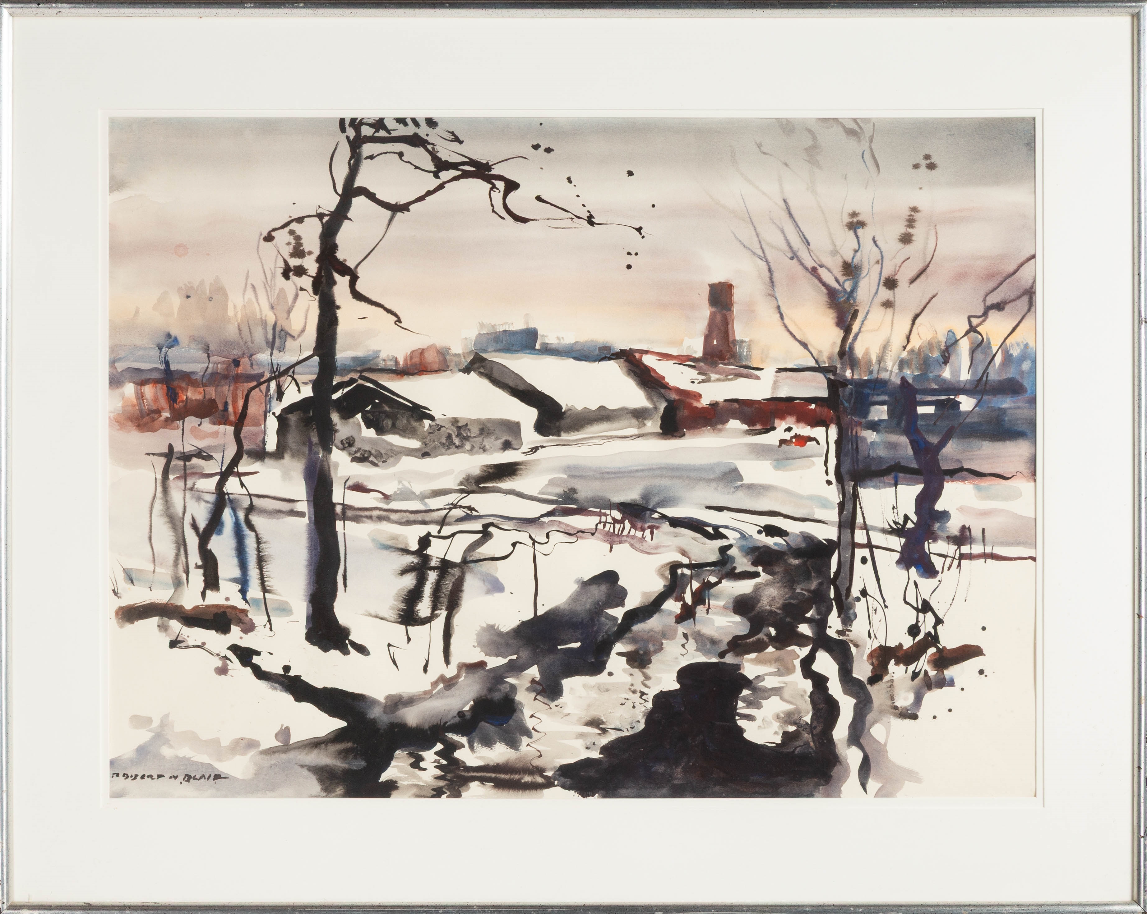 Robert N. Blair | Winter Scene | MutualArt