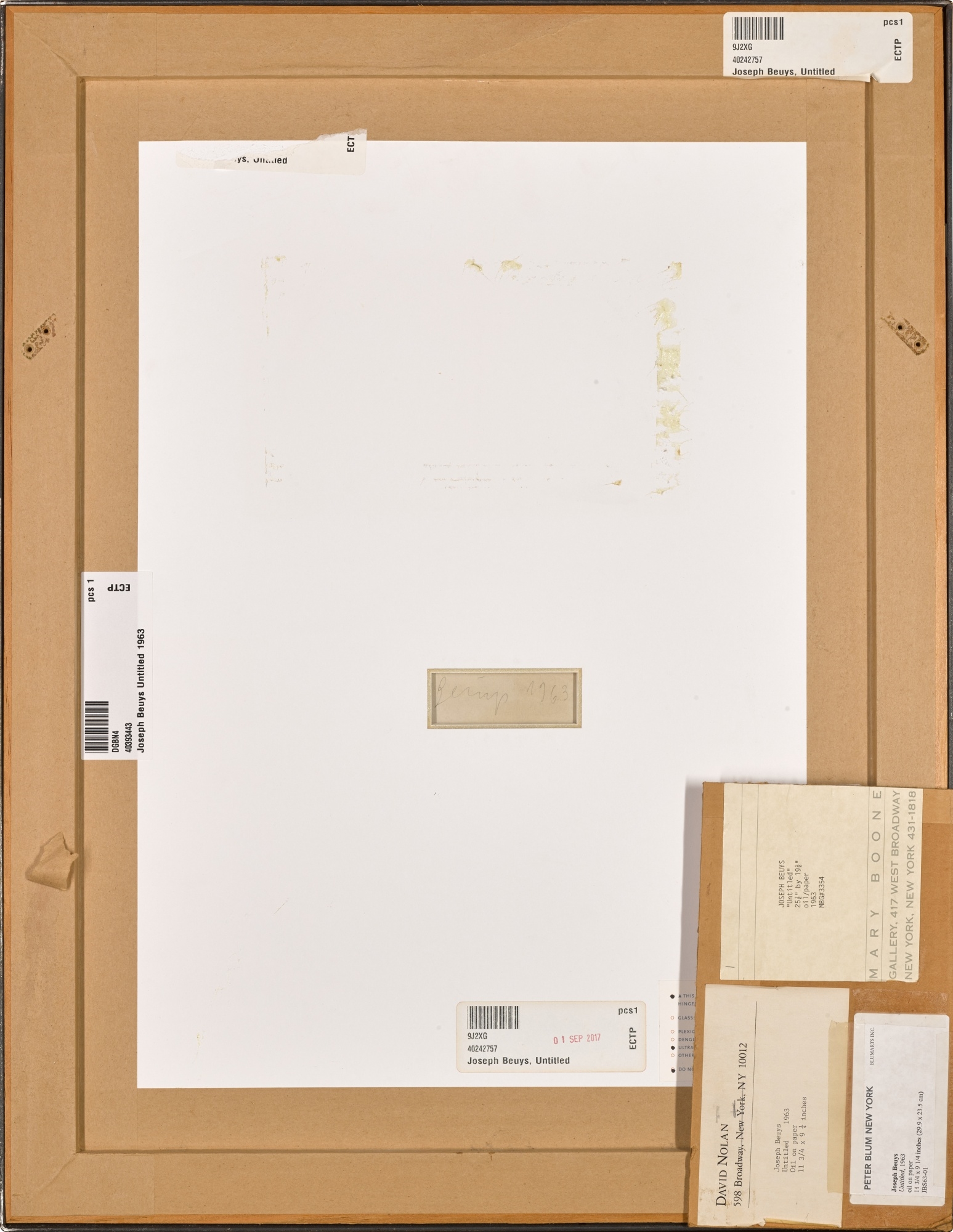 Joseph Beuys | Untitled (1963) | MutualArt