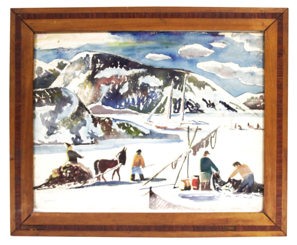 James Floyd Clymer | Ice Fishing, Newfoundland | MutualArt