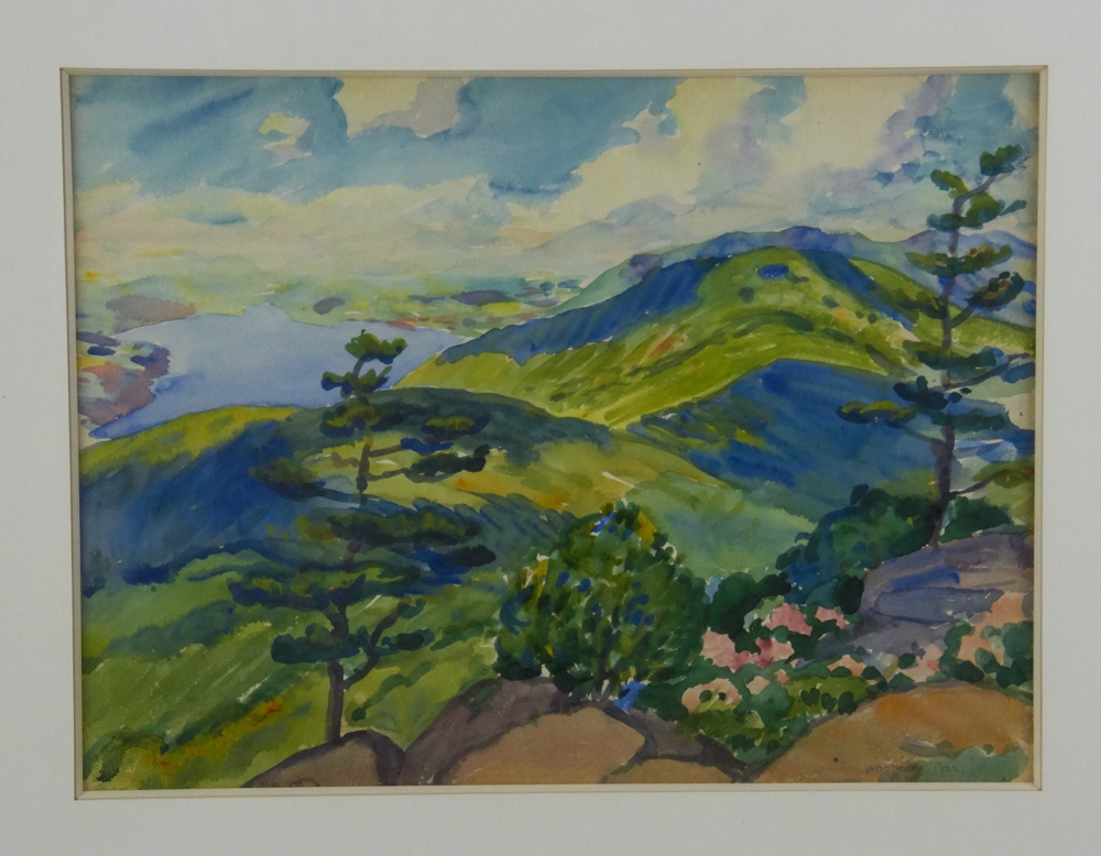 John Kellog Woodruff | Hilly Landscape | MutualArt