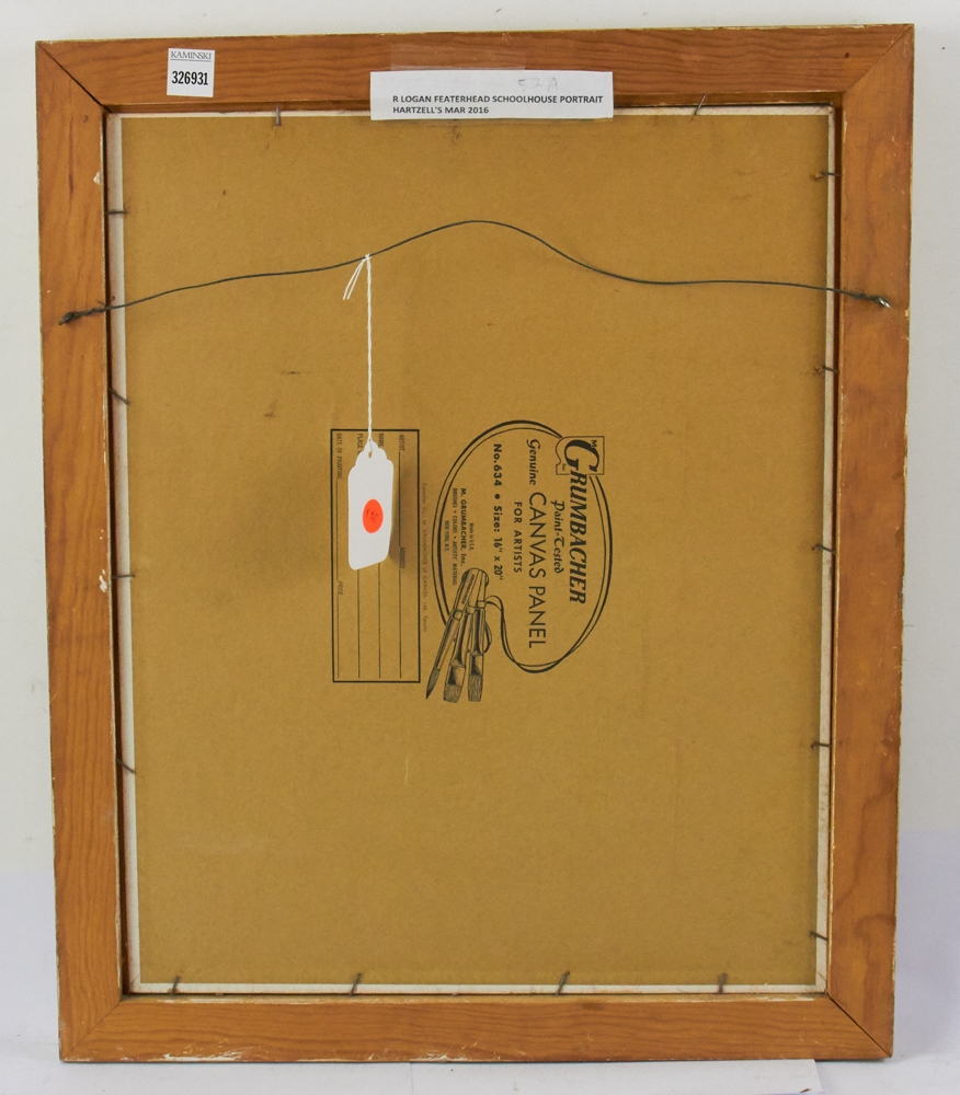 Roy Logan | Featherhead Schoolhouse Portrait | MutualArt