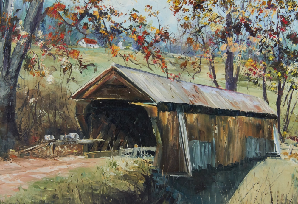 Ruth Waite | Vermont Covered Bridge | MutualArt