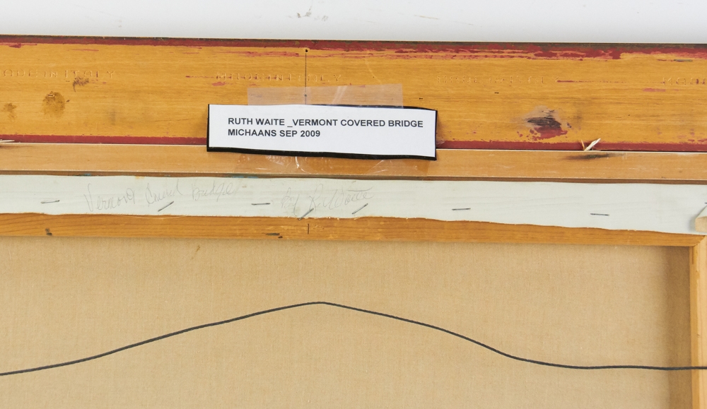 Ruth Waite | Vermont Covered Bridge | MutualArt