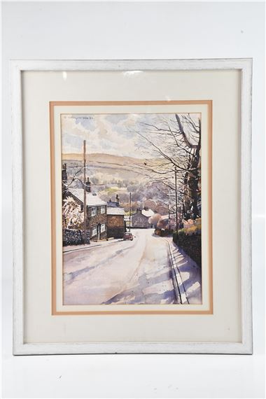 Robert Littleford | rural village scene | MutualArt