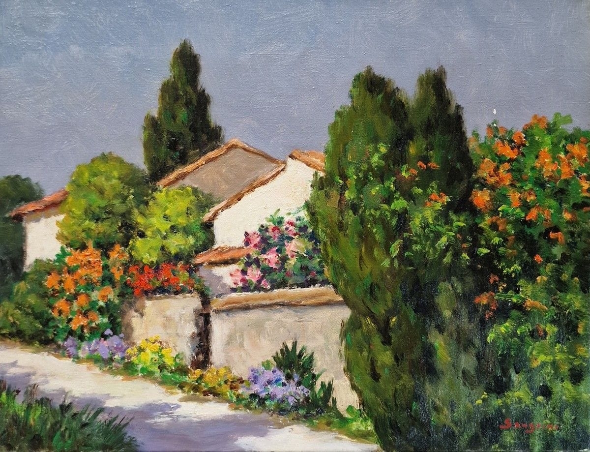 Eugène Sandrini | The Red Roses | MutualArt