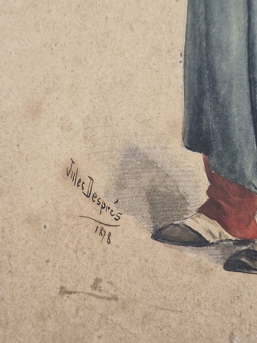 Jules Despres | Military cartoon (1878) | MutualArt