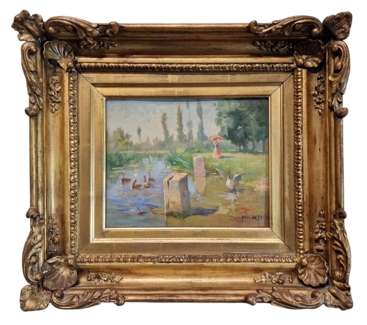 Paul de Frick | Duck pond | MutualArt