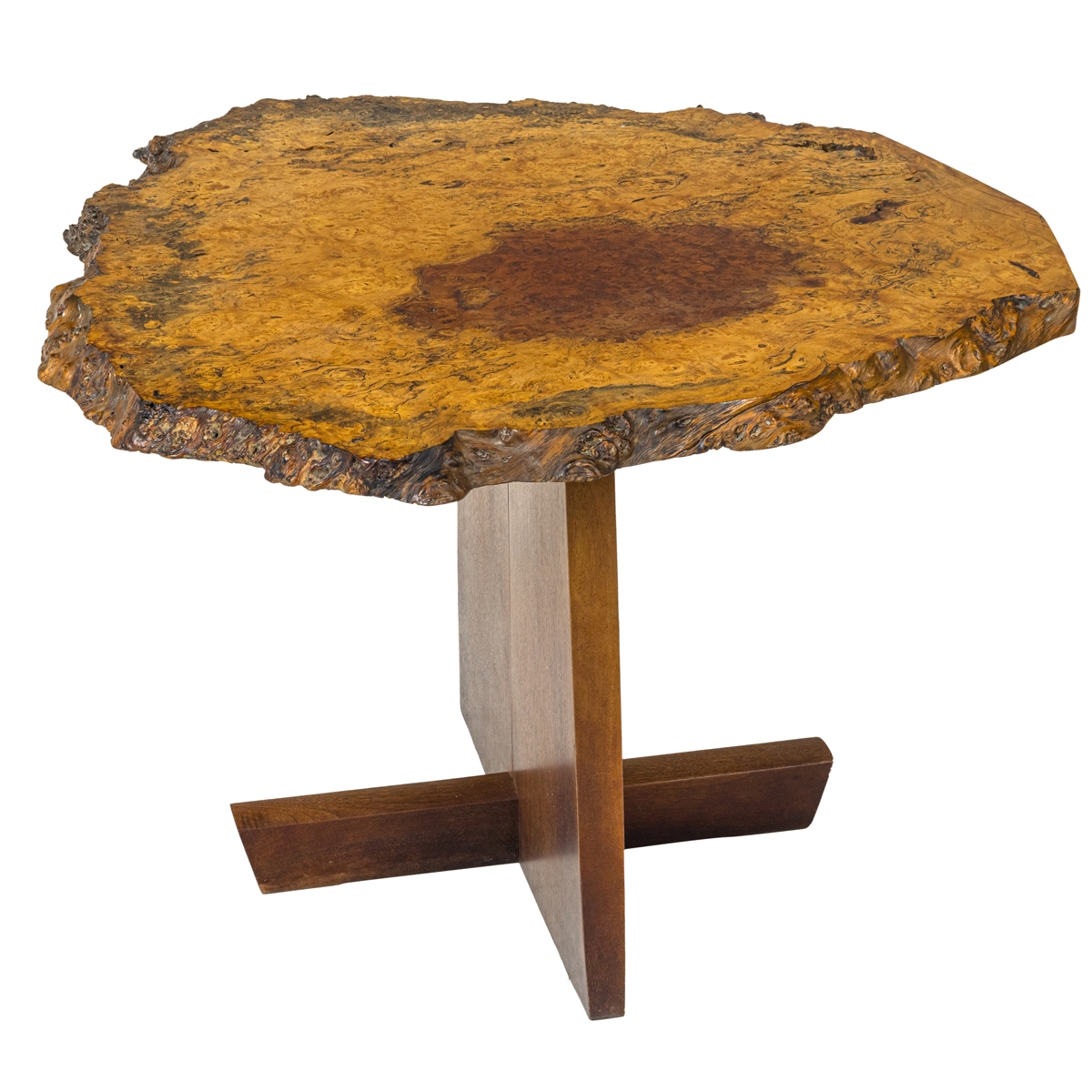 Nakashima-Yarnall Mira | A Mira Nakashima Minguren I end table (2000 ...