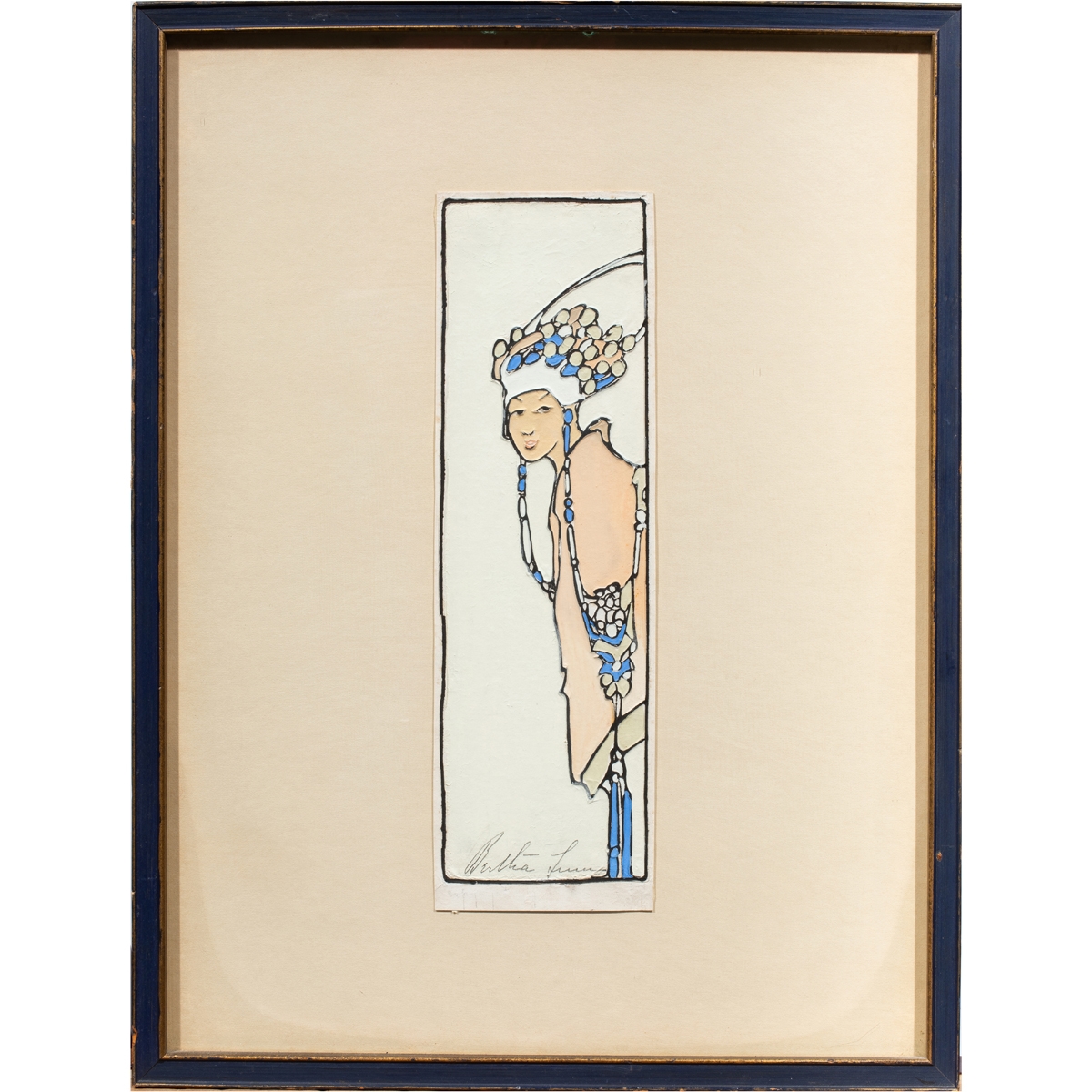 Bertha Lum | Chinese Hat and Thai Dancer | MutualArt