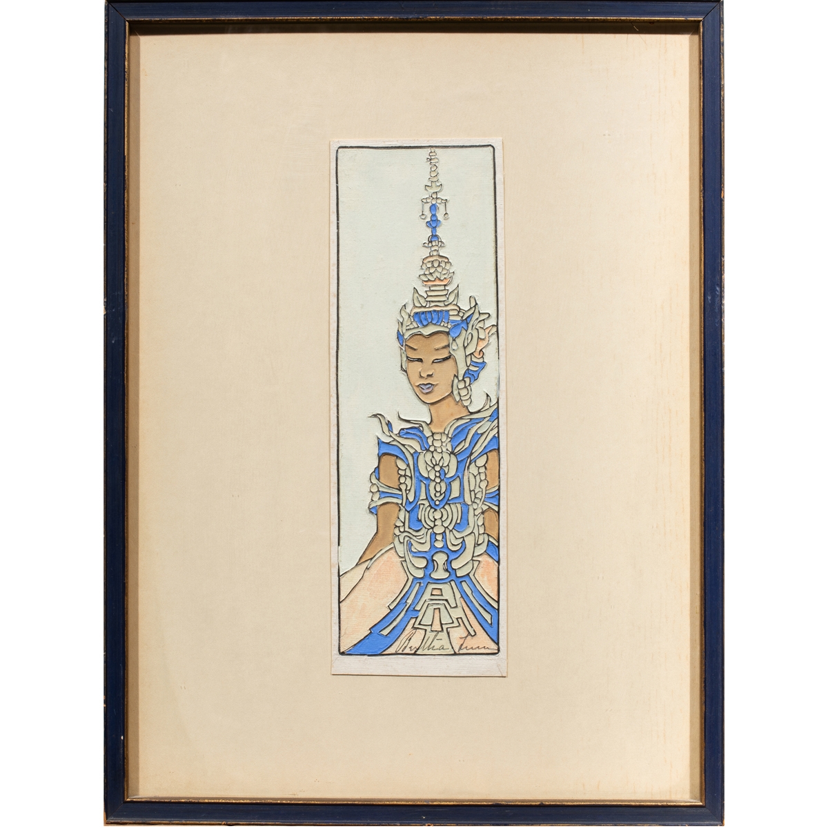 Bertha Lum | Chinese Hat and Thai Dancer | MutualArt