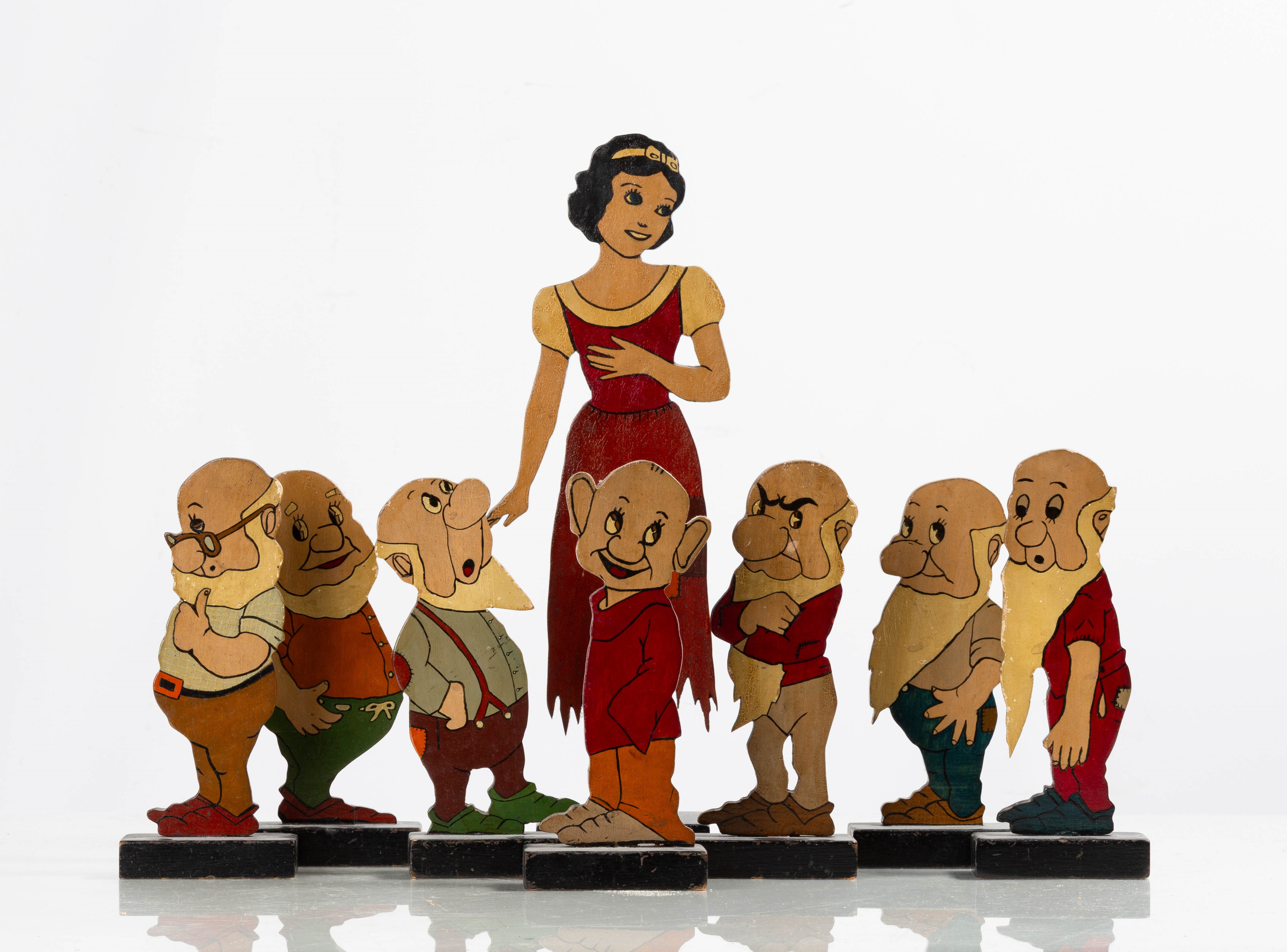 Albert Red Harwood | Snow White and the Seven Dwarfs Cutouts (Circa ...