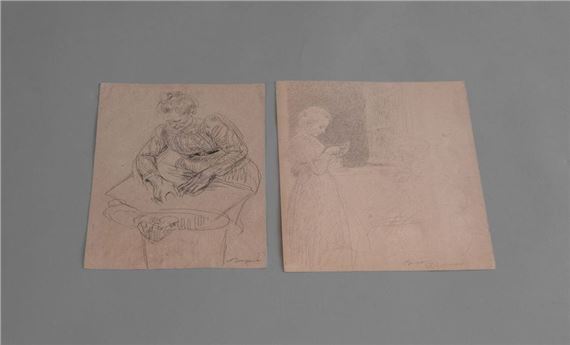 François Joseph Guiguet | Reunion of two drawings (27) | MutualArt