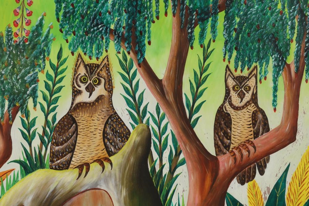Adam Leontus | Owls in Tree | MutualArt