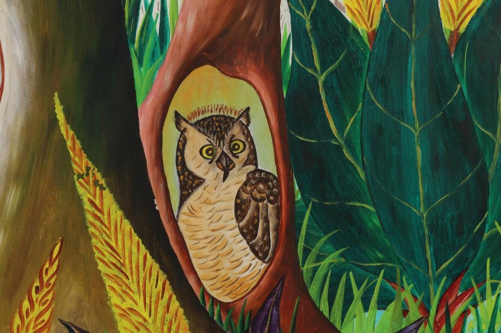 Adam Leontus | Owls in Tree | MutualArt