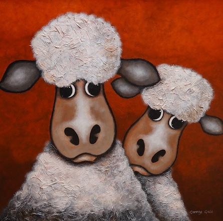 George Gale | study of two sheep | Compare similar artworks | MutualArt