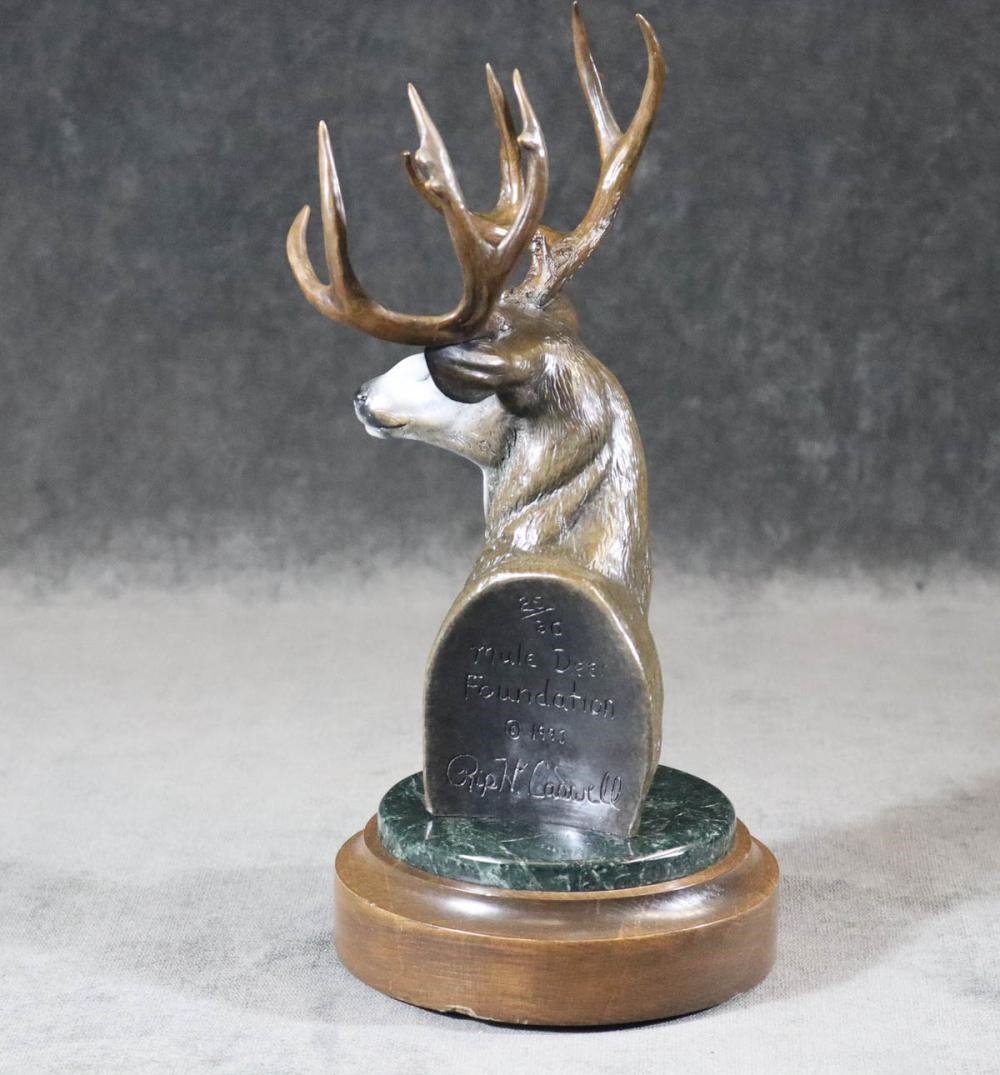 Rip Caswell | Mule Deer Bust (1993) | MutualArt