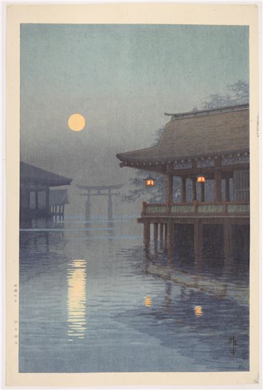 Yuhan Ito | Miyajima in the Moonlight (1930) | MutualArt