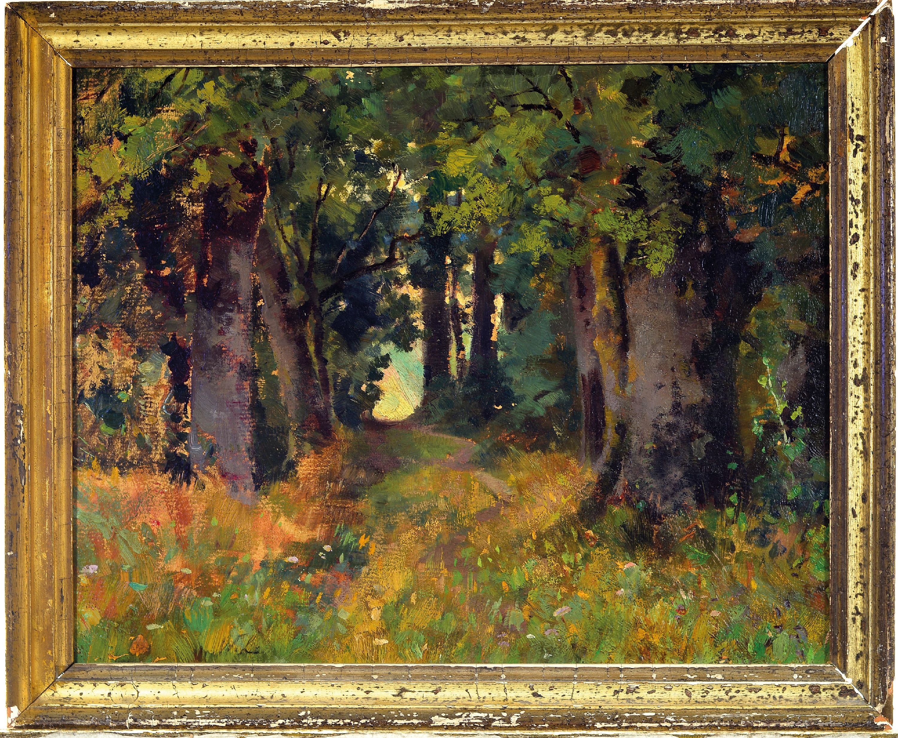 Walter Leistikow | forest path (1865) | MutualArt