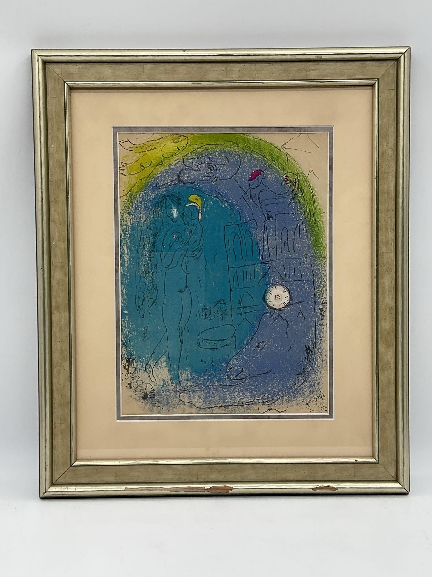 Marc Chagall | Mother and Child Before Notre Dame | MutualArt