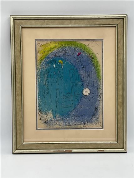 Marc Chagall | Mother and Child Before Notre Dame | MutualArt