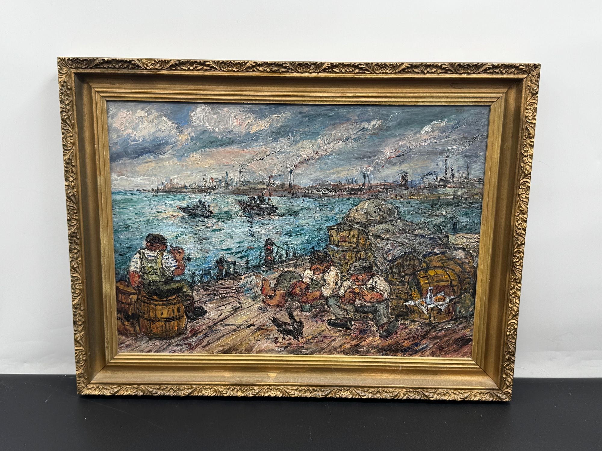 David Burliuk | North Port Oil | MutualArt