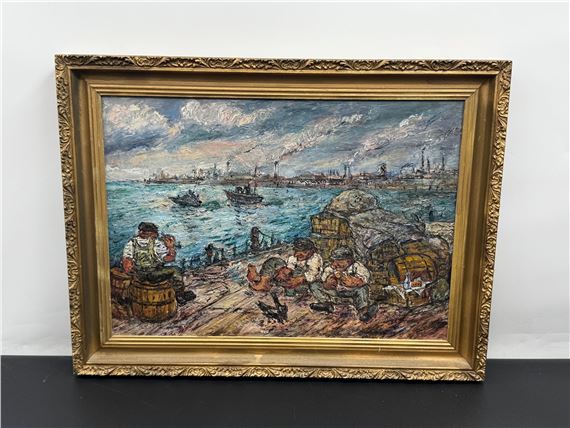 David Burliuk | North Port Oil | MutualArt