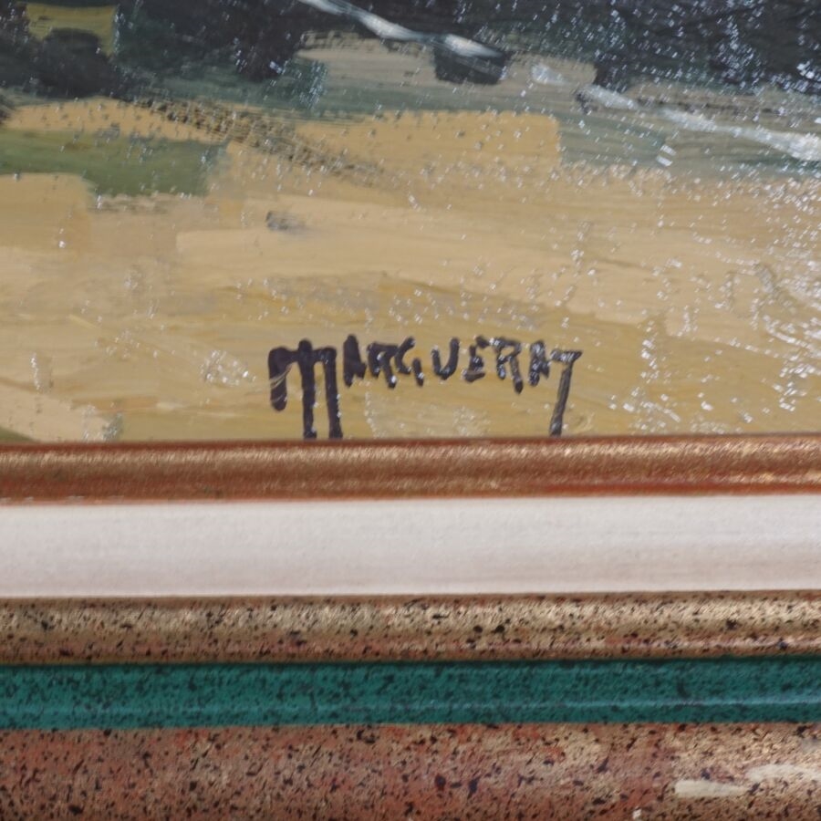 Michel Margueray | Sainte-Marine, marée basse sur la cale | MutualArt