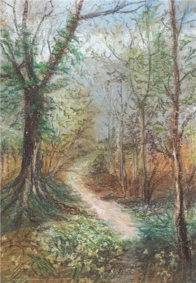 Ernest Ponthier de Chamaillard | Chemin en sous bois | MutualArt