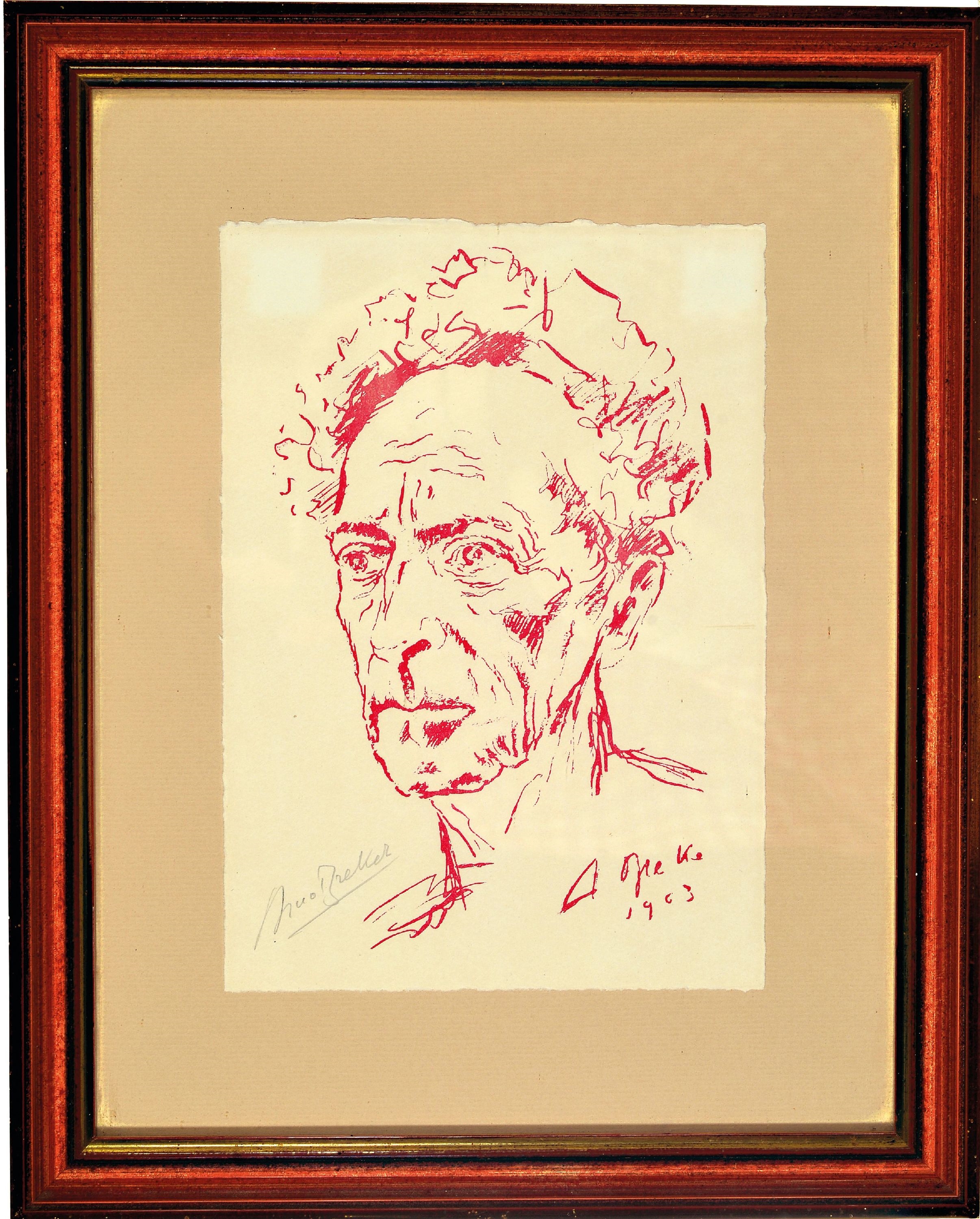 Arno Breker | Portrait Jean Cocteau (1963) | MutualArt
