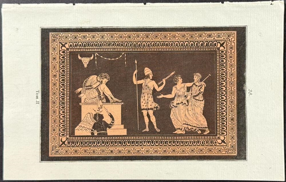 William Hamilton | 7 Etruscan Vase Design Engravings (1785 - 1787 ...