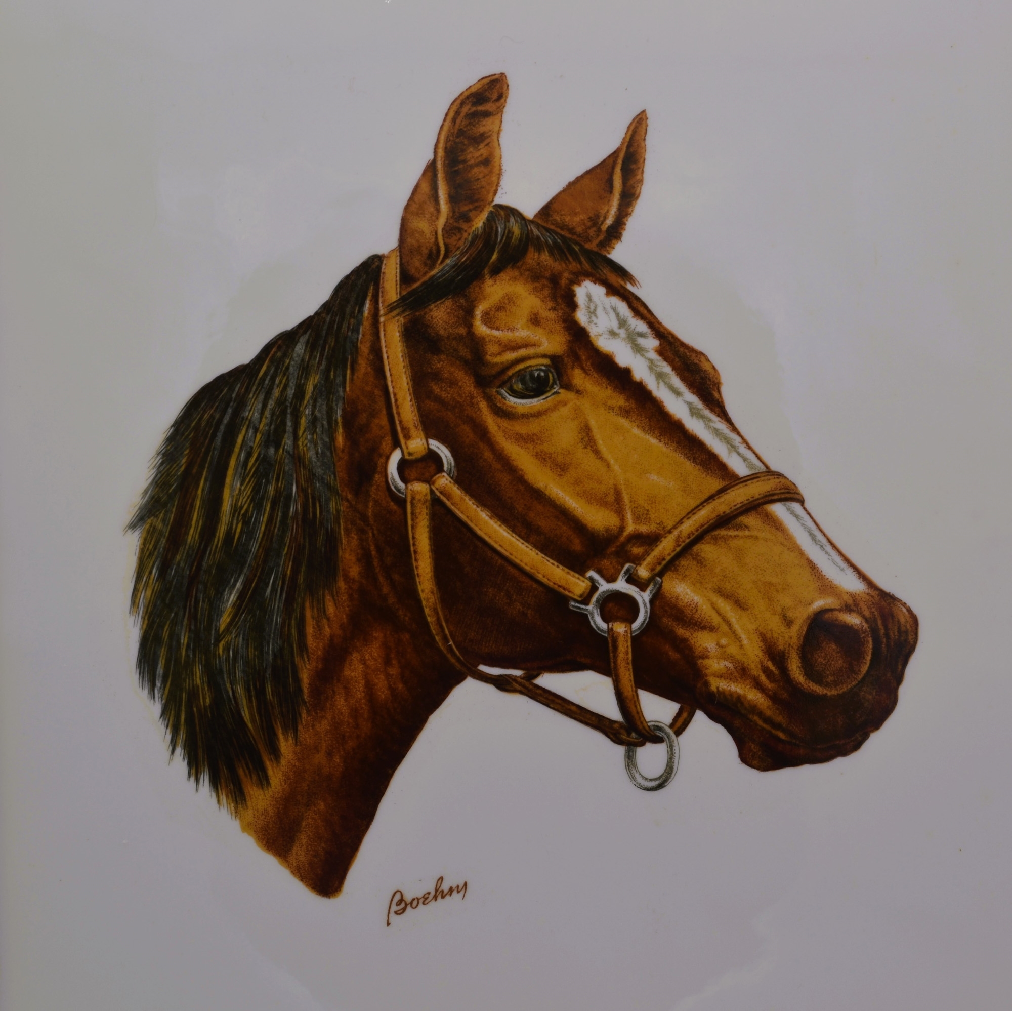 Elisabeth Merkuriewna Boehm | Harness Horse Portrait (1977) | MutualArt