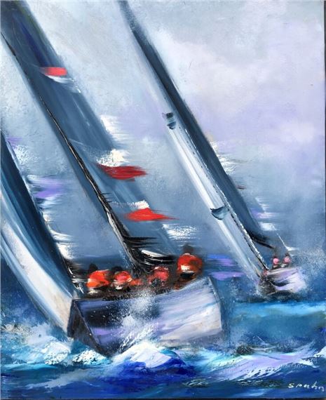 Victor Spahn | La régate | MutualArt