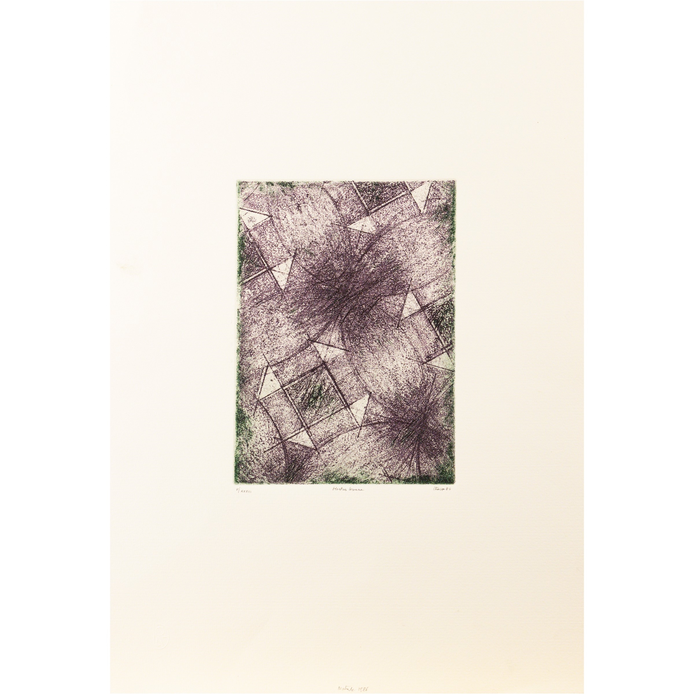 Guido Strazza | Hortus (1986) | MutualArt