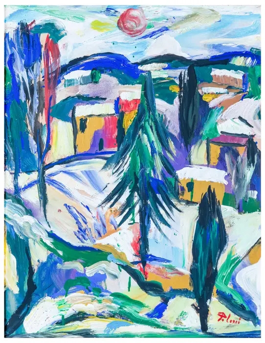 Roberto Poloni | Nevicata verso Asolo | MutualArt