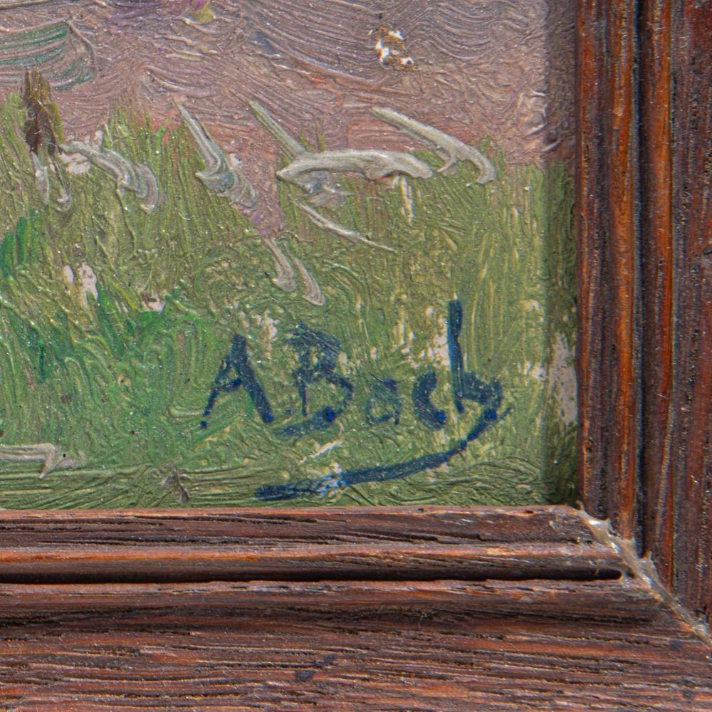 Anna Boch | view of a farm | MutualArt