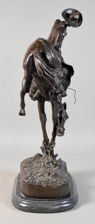 Frederic Remington | Bronco Buster | MutualArt