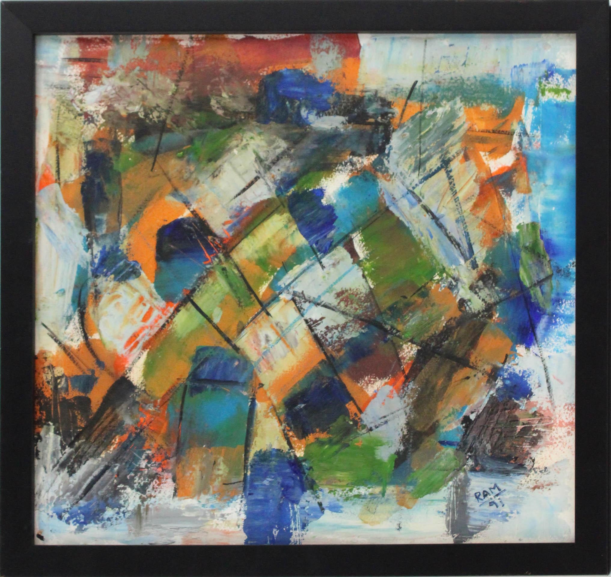 Ram Kumar | Abstract (1991) | MutualArt