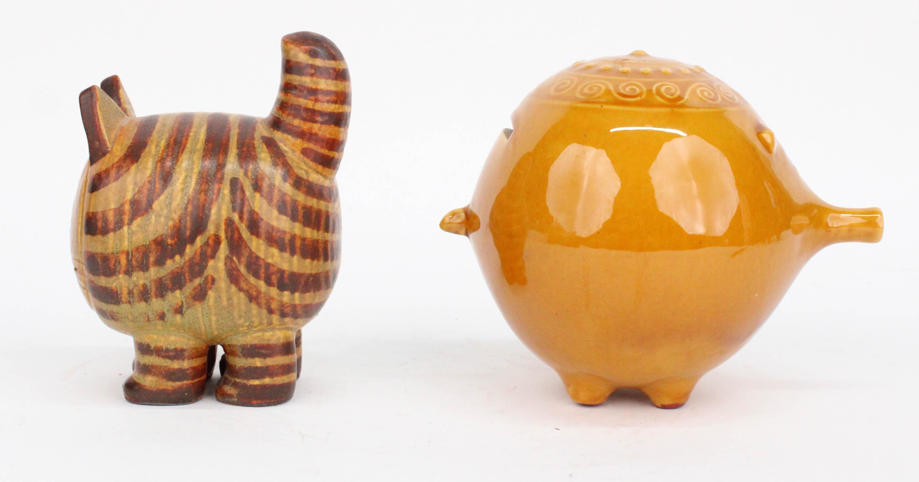 Lisa Larson | Mid Century Lisa Larson Tiger | MutualArt