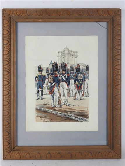 Pierre Albert Leroux | Study of soldiers | MutualArt