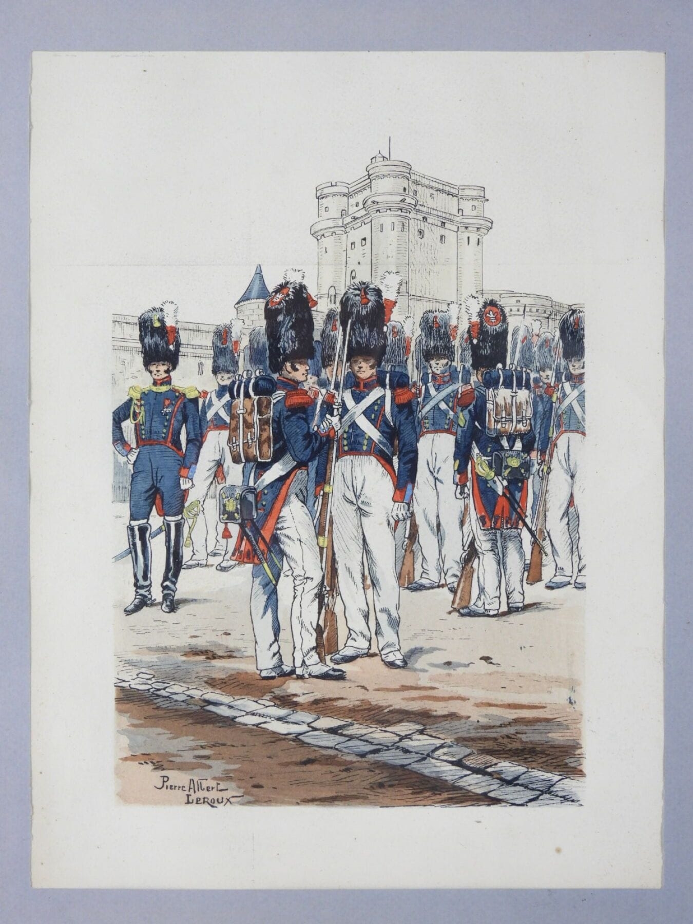 Pierre Albert Leroux | Study of soldiers | MutualArt