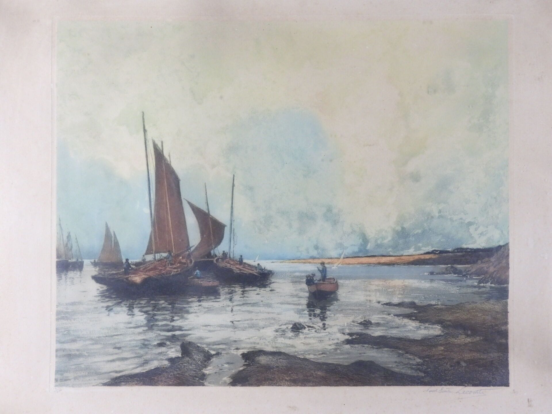 Paul Emile Lecomte | The boat | MutualArt