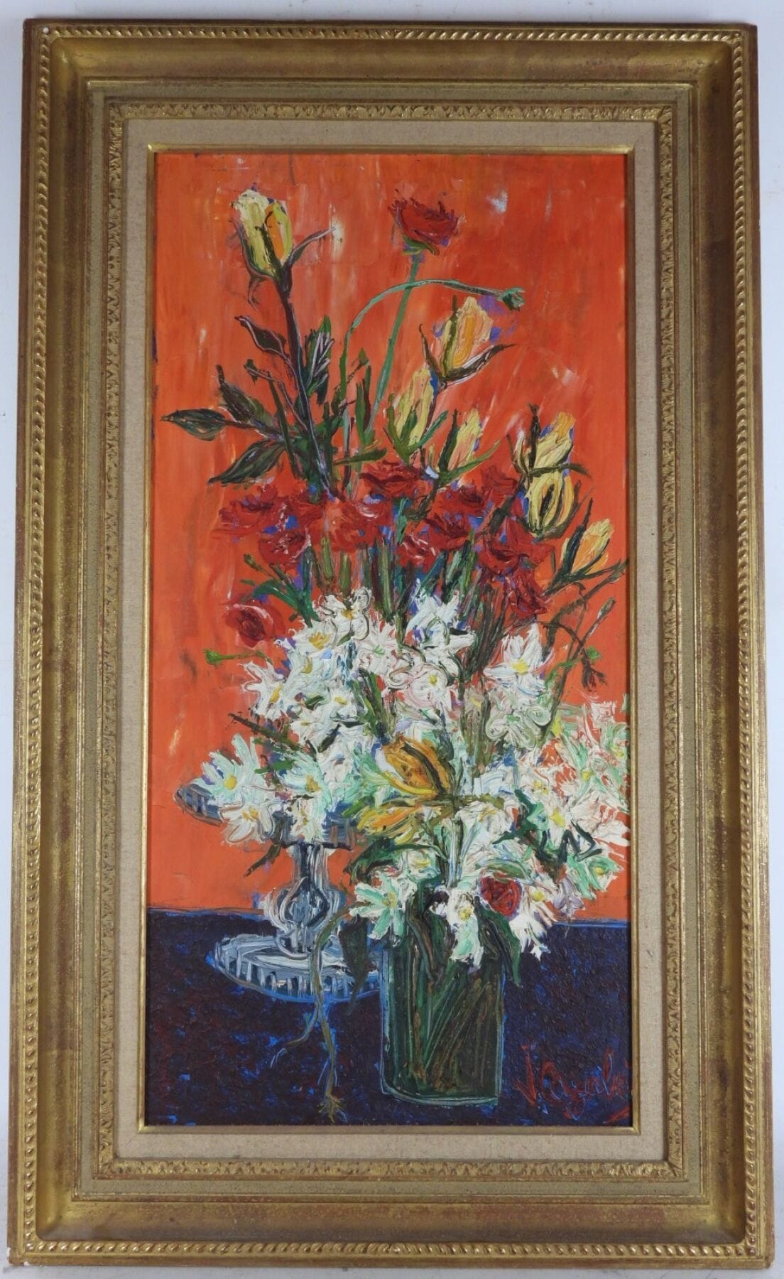 Jeanine Cazalieres | Vase of flowers | MutualArt