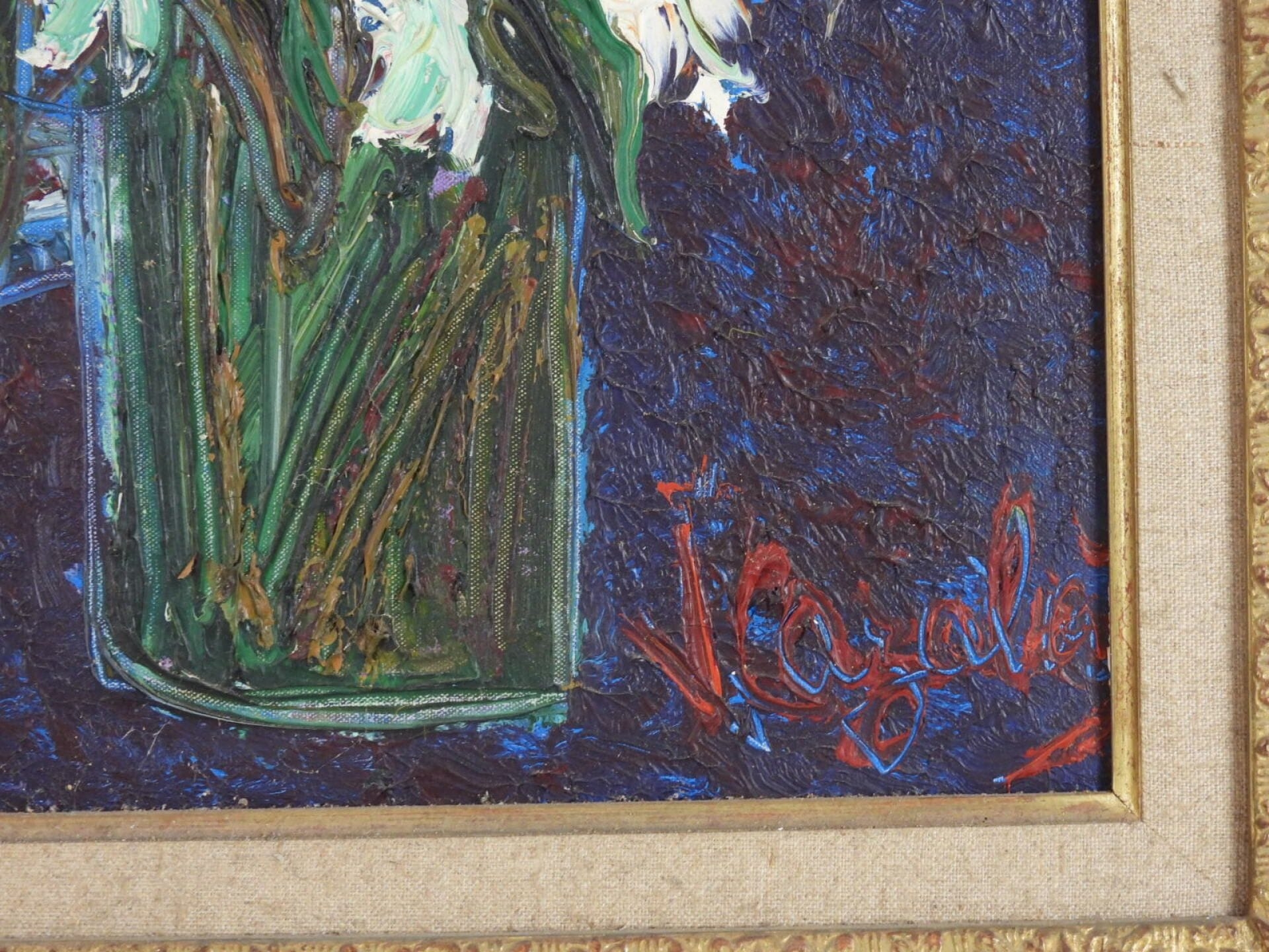 Jeanine Cazalieres | Vase of flowers | MutualArt