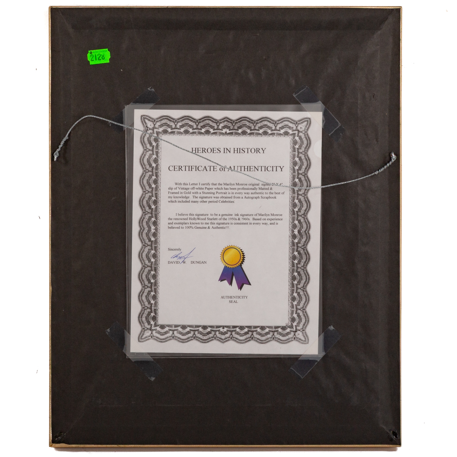 Joshua Logan | Framed Signature | MutualArt