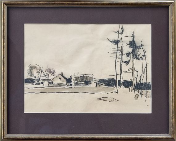 Osis Janis | Zvejnieku sēta Skultē | Compare similar artworks | MutualArt