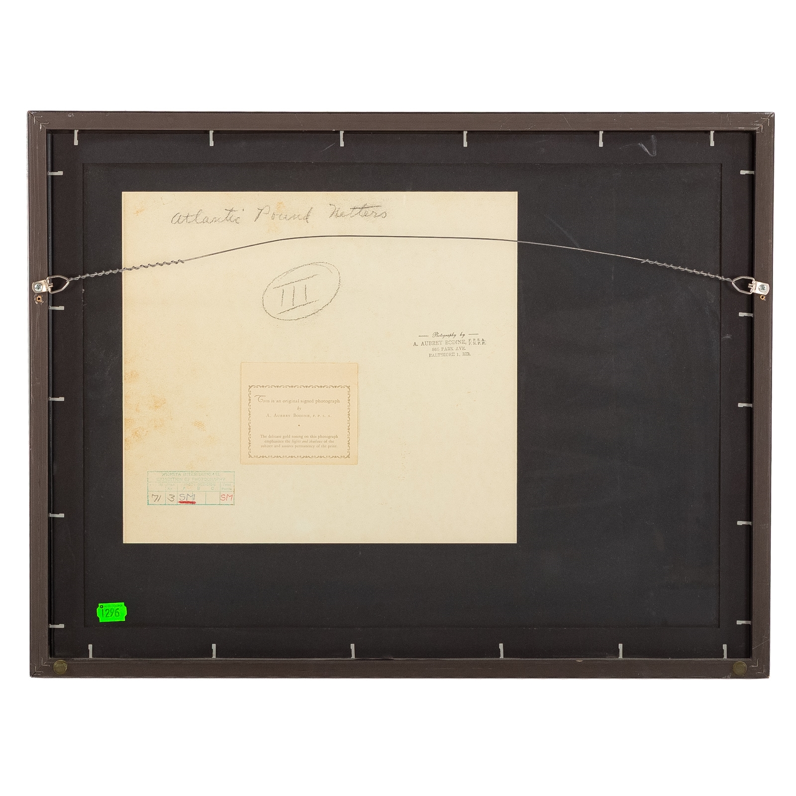 A. Aubrey Bodine | Atlantic Pound Netters | MutualArt