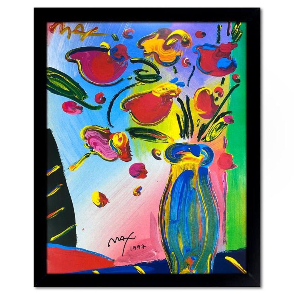 Peter Max | Faciliti-Link-Flowers | MutualArt